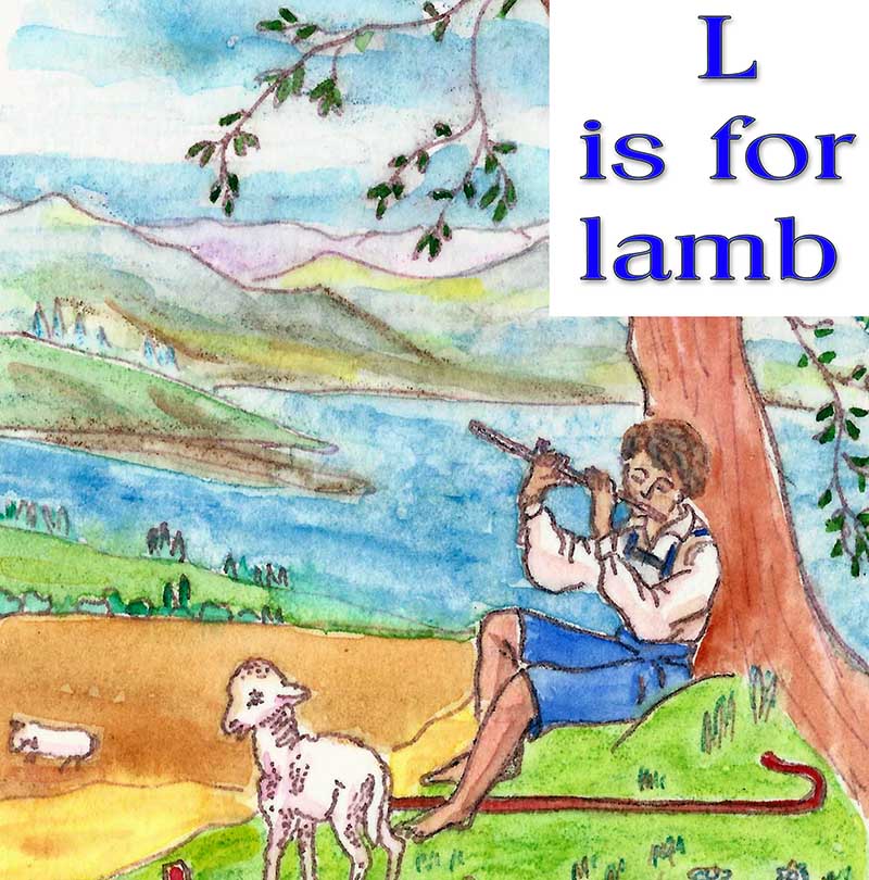 L is for Lamb – Painting Mexico